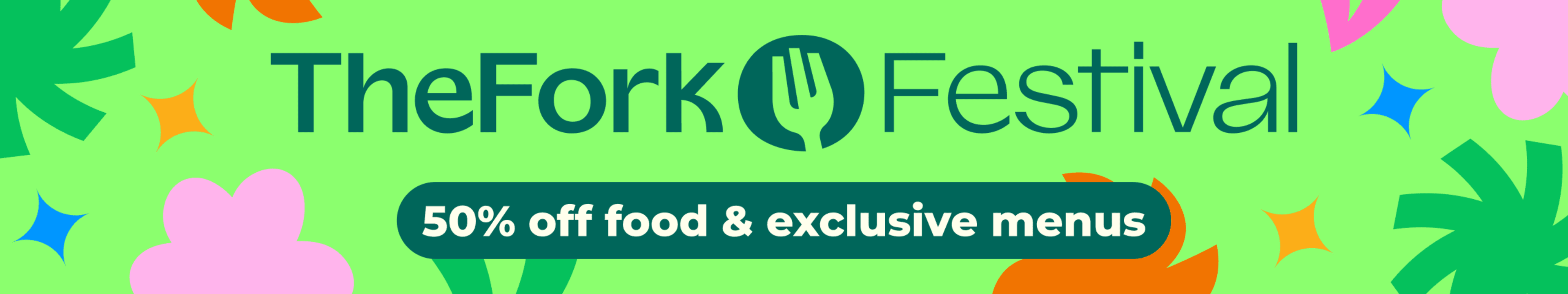 -50% off food with TheFork Festival 2026 in London